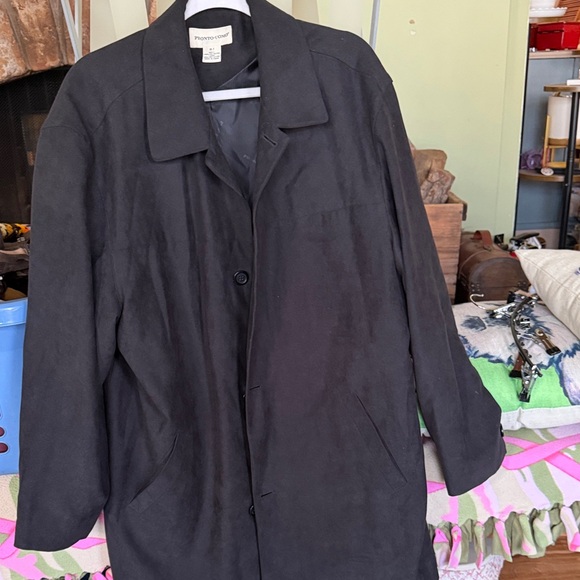 Pronto Uomo | Jackets & Coats | Pronto Uomo Black Trench Coat | Poshmark